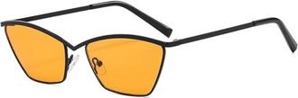 Generic Lunettes De Soleil En M&eacute;tal For Hommes, Id&eacute;ales For Les Sports Plein Air Et La Conduite(Yellow)