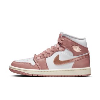 Nike Jordan Chaussure Air Jordan 1 Mid SE pour femme - Rose