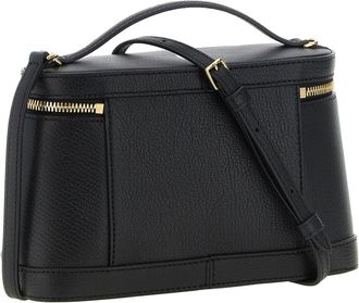 Jacquemus Leather Top Handle Bag - Black