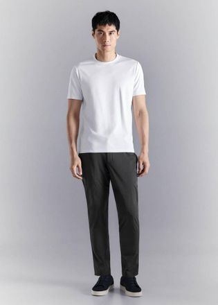 Mango T-shirt slim-fit comfort stretch Coolmax blanc - Homme - XXL - MANGO MAN