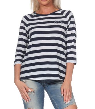 Elbsand Celin Damen T-Shirt, Rundhalsausschnitt, normal geschnitten