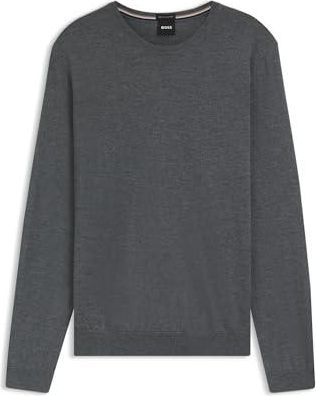BOSS Hommes Leno-P Pull Slim en Laine mérinos