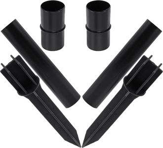 FOMIYES Solarleuchten Ersatz Erdspie&szlig;e 6 St&uuml;ck aus Kunststoff mit Clips und Verl&auml;ngerungsrohren f&uuml;r Landschaftsbeleuchtung im Freien