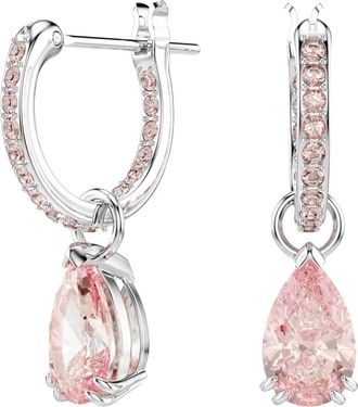 Swarovski Attract Drop Ohrringe - - Accessories - Damen - Rosa - ONE SIZE