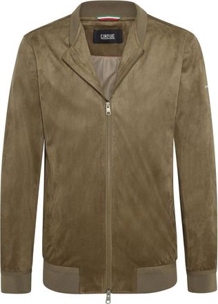 Cinque Leder-Blouson Cirapid aus Velours-Microfaser in