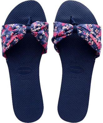 Havaianas You Saint Tropez Print Navy Blue, Sandale, NAVY BLUE