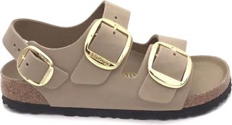 Birkenstock Femme, Chaussures, Beige, Taille: 40 EU Milano Big Buckle Narrow Fit