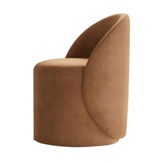 Generic Schminkstuhl, drehbarer Frisiertischhocker mit gepolstertem Kissen und R&uuml;ckenlehne - 360&deg;-Drehung f&uuml;r bequemes Sitzen im Schlafzimmer, Schminkzimmer o