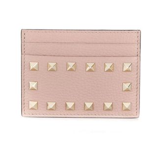 Valentino Garavani Femme, Accessoires, Rose, Taille: ONE Size Porte-cartes Rockstud Rose