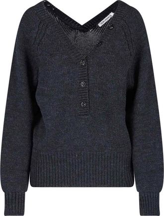 Our Legacy Pull Col Rond - Gris