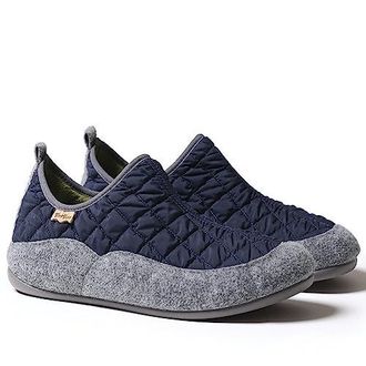 Toni Pons Chaussons de maison pour hommes en feutre et tissu - NIL-UM Marine, 43 EU