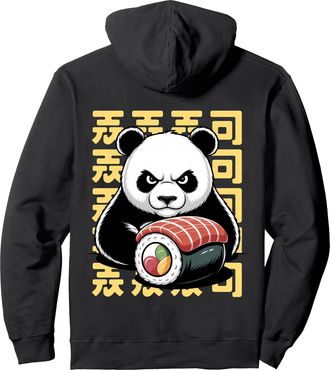 Shinkai Japanischer Panda, Sushi, Anime-Manga, Streetwear Pullover Hoodie