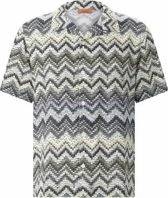 Missoni Homme, Chemises, Vert, Taille: XL Short Sleeve Chemises