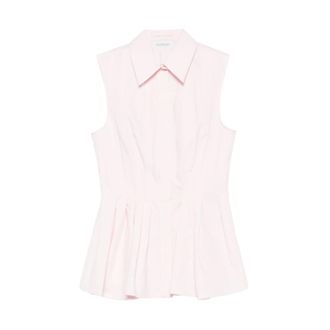 Sportmax Femme, Tops, Rose, Taille: 36 FR Certosa Pleated Shirt