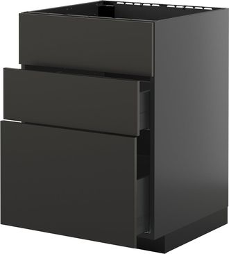 IKEA METOD / KNIVSHULT Unterschr. f Spüle/3 Fronten/2Sch