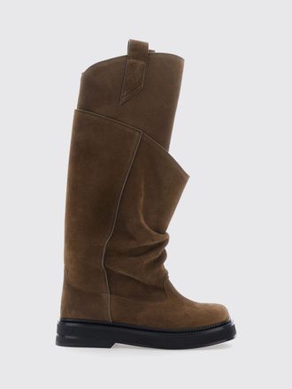 The Attico Bottes Femme couleur Marron