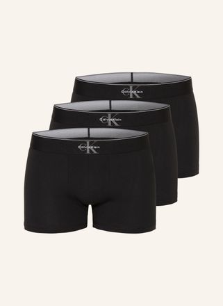 Calvin Klein 3er-Pack Boxershorts Graphic Monogram schwarz