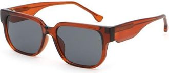 Generic Lunettes De Soleil Carr&eacute;es &Agrave; Petite Monture For Hommes, For La Conduite Et La Photographie De Rue For Femmes(Red)