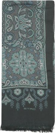 Etro unisex, Accessoires, Multicolore, Taille: ONE Size &Eacute;charpe Jacquard en m&eacute;lange de coton