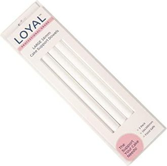 Loyal Cake Dowels Heavy Duty Large 5er-Set - Tortenst&uuml;tzen f&uuml;r Schichttorten Kunststoff Kuchenst&uuml;tzen f&uuml;r Mehrst&ouml;ckige Kuchen D&uuml;belstangen Gestufte Gestapel