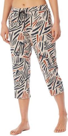 Schiesser Damen Schlafhose 3/4 Lang Kurz Baumwolle-Mix + Relax Bas de Pyjama, Multicolore 3_181198, 40 Femmes