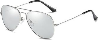 Generic Lunettes De Soleil Polaris&eacute;es For Hommes Et Femmes, Verres De Soleil De &Agrave; La(Silver)