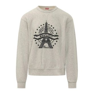 Kenzo Eiffel Tower Sweat - - Sweatshirts & Hoodies - Herren - Grau - M