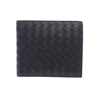 Bottega Veneta Pre-owned Vintage Intrecciato Bi-fold Brieftasche - - Pre-owned - Herren - Blau - ONE SIZE