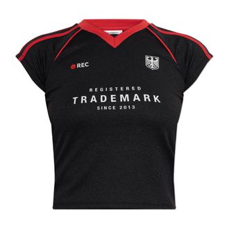 VETEMENTS Football Jersey - - Tops - Damen - Schwarzk - L