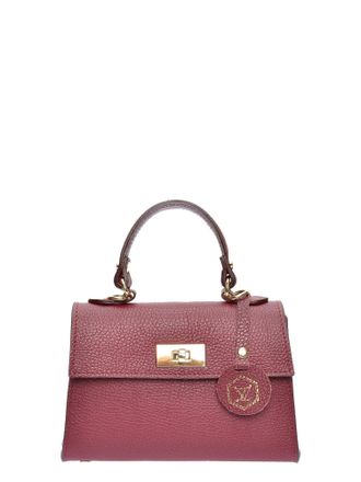Luisa Vannini Weinfarbe Rindsledertasche