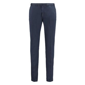THE (ALPHABET) Stretch-Baumwoll-Chinohose - - Trousers - Herren - Blau - XL