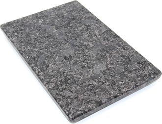 Generic Schneidebrett aus Stein - Servierplatte - Küchenbrett - Steinplatte - Untersetzer - 2 Größen (Steel Grey Matt, 30L x 20B cm)