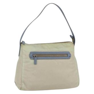 Prada Sac bandouli&egrave;re en nylon Pre-owned - Femme - Pre-owned - Beige - Taille: ONE Size