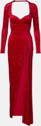 Balenciaga Robe aus Samt