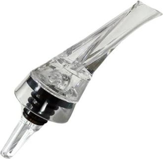 Fackelmann Fackelmann Weinbel&uuml;fter, Bernoulli-Effekt, starrer K&ouml;rper AS und flexibles Silikon, 18 x 3,5 cm, elegantes Design und kristallklares Aussehen, 1 St&uuml;ck