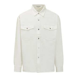 J.W.Anderson Homme, Chemises, Blanc, Taille: M Overshirt Giaccacamicia