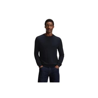 HUGO BOSS Homme, Pulls, Bleu, Taille: M Pull col rond &agrave; chevrons
