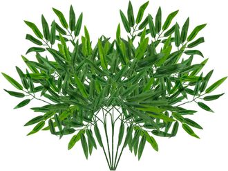 SOLUSTRE 5stücke Imitierte Bambusblätter Material Simulierte Bambuszweige Für Dekoration Falsche Bambusblätter Für Heim Und Geschäft