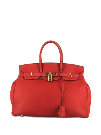 Herm&egrave;s sac &agrave; main Birkin 35 (2017) - Rouge