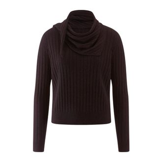 Riani Rundhals-Pullover - - Knitwear - Damen - Braun - S