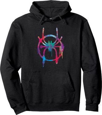 MARVEL Spider-Man Into the Spider-Verse Rainbow Icon Pullover Hoodie