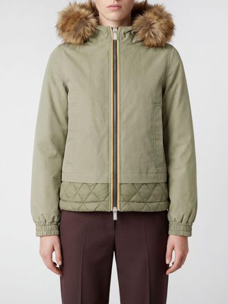 K-Way Tosca Kurzer Parka mit Shearling-Kapuze und PrimaLoft-Technologie