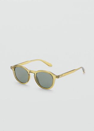 Mango Sonnenbrille mit halbtransparentem Gestell khaki - Herren - Einheitsgr&ouml;&szlig;e - MANGO MAN