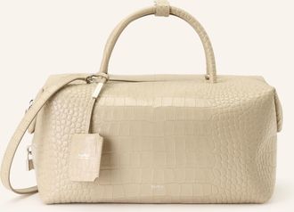 Max Mara Handtasche Holdalllcroc weiss