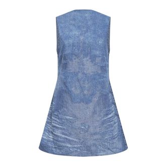 Diesel Femme, Robes, Bleu, Taille: 42 FR De-Selune-Fsi Short Dress