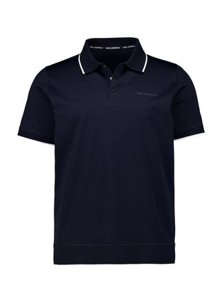 Karl Lagerfeld Herren Polo-Shirt blau