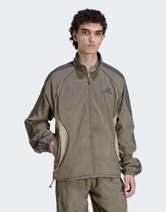 adidas Originals Teamgeist Adicolor - Trainingsoberteil in Blanch Brown