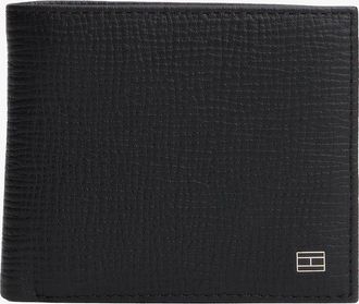 Tommy Hilfiger Portefeuille en cuir de vache grain&eacute;