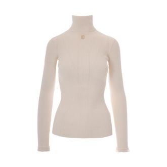 Elisabetta Franchi Rollkragenpullover - - Knitwear - Damen - Wei&szlig; - L