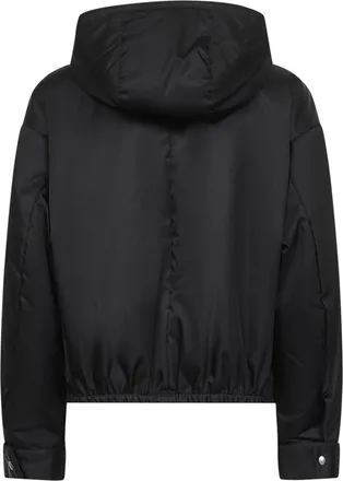 Prada Hooded Re-Nylon Blouson Jacket - Black